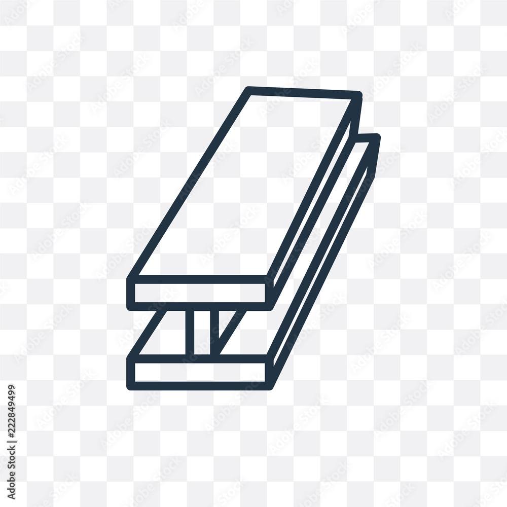 beam icon isolated on transparent background. Simple and editable beam ...