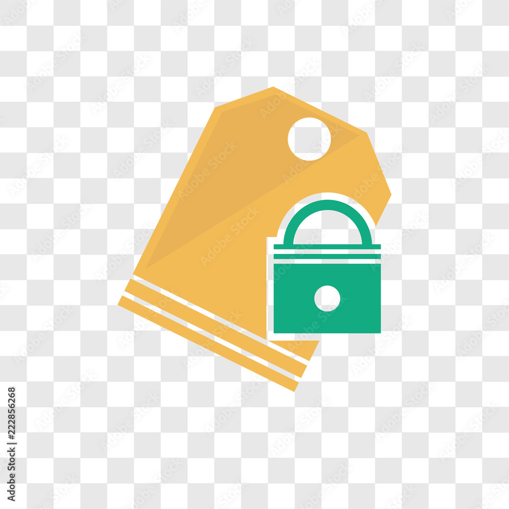 Price tag vector icon isolated on transparent background, Price tag ...