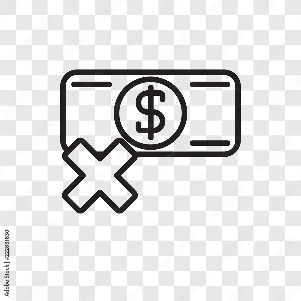 Loss vector icon isolated on transparent background, Loss logo design ...