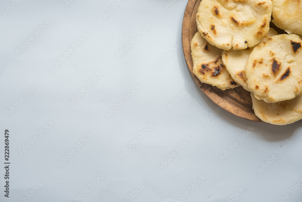 Arepa isolated Stock Photo | Adobe Stock