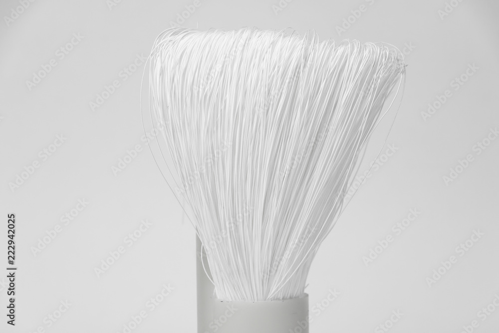 Filament membrane in water filter isolated on white background. Stock ...