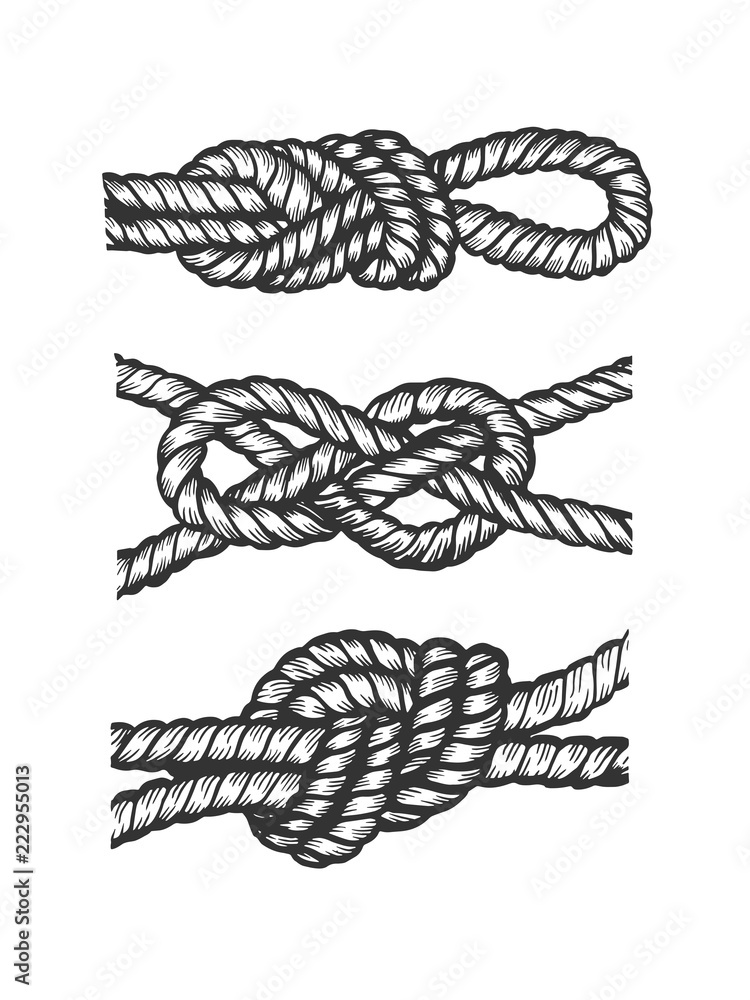 Nautical Knot Drawing