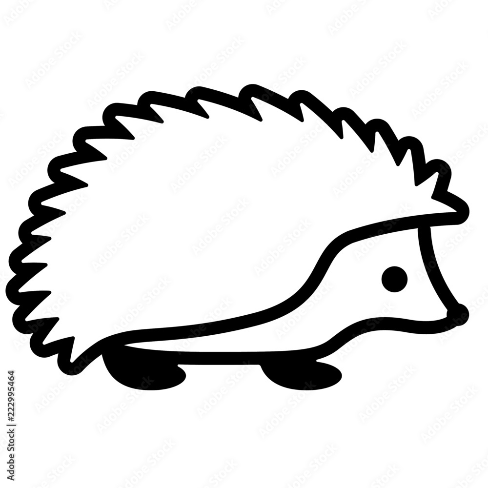 Icon - Igel Stock Vector | Adobe Stock