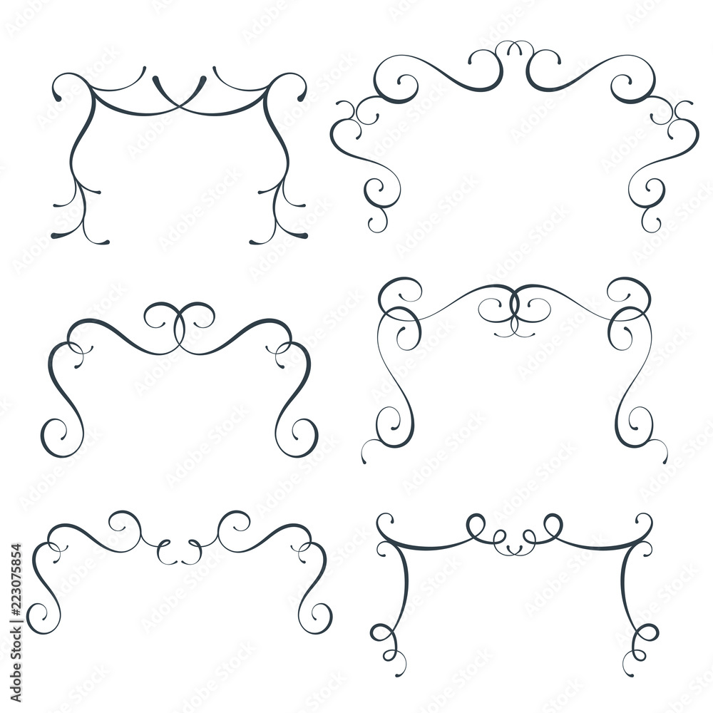 Elegant Top Border Vector