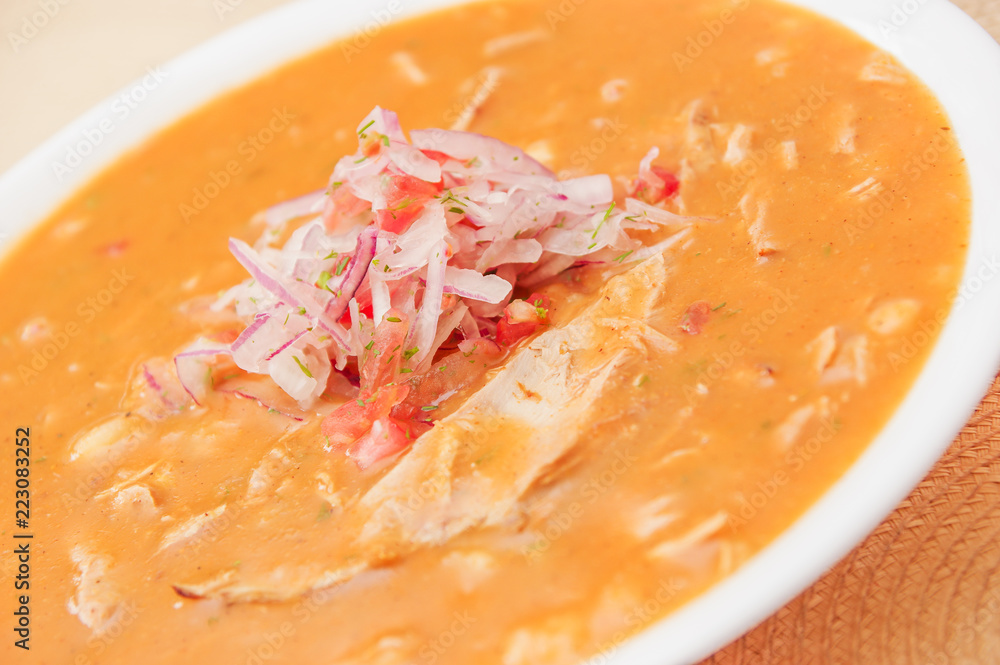 Delicious encebollado fish stew from Ecuador traditional food national ...