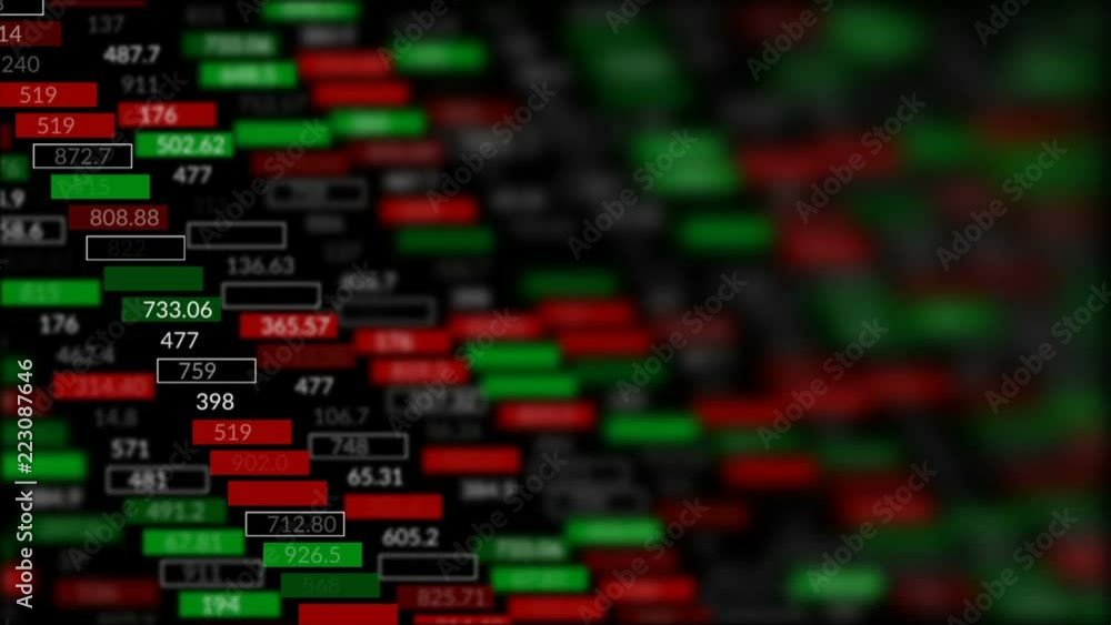 Diagonal span on the screen with quotes.Forex stock market index ...