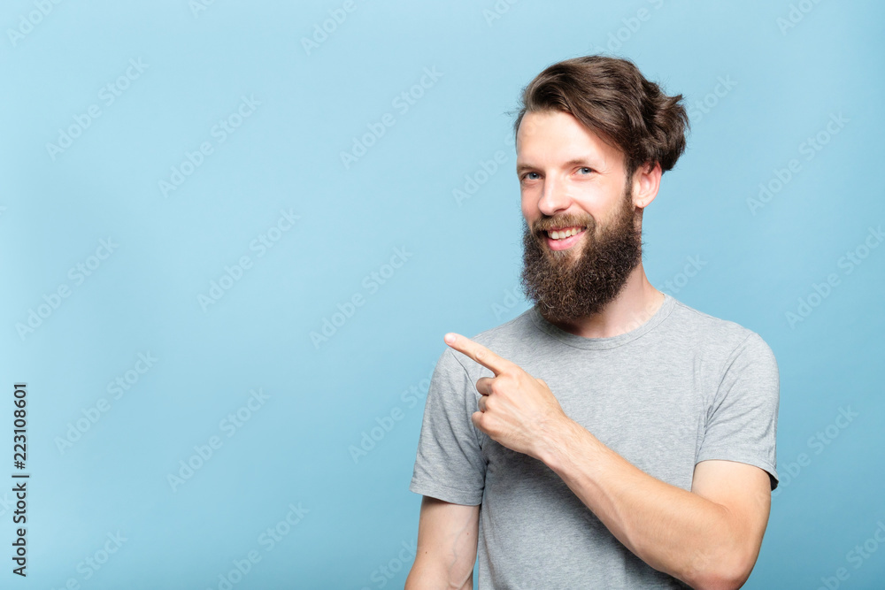 Person Pointing Finger Sideways