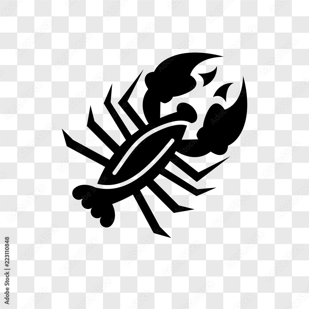 lobster icons isolated on transparent background. Modern and editable ...