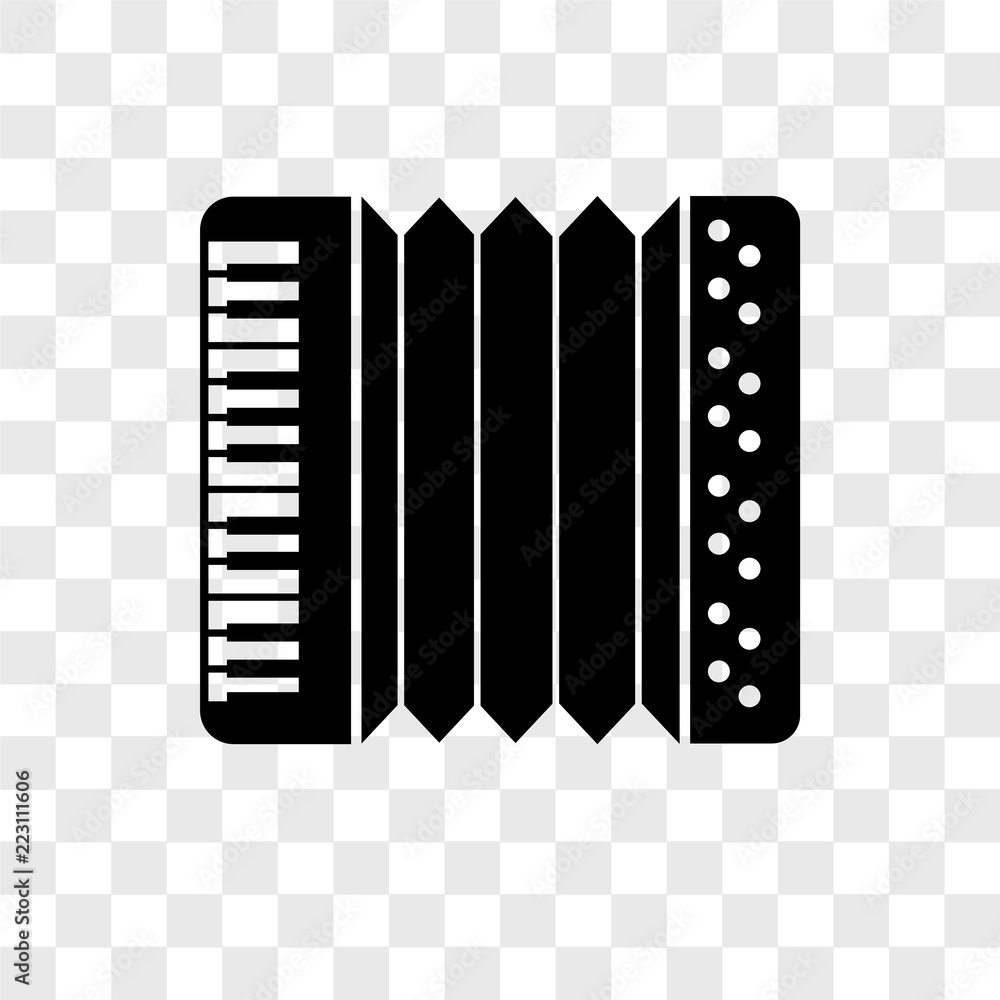 accordion icons isolated on transparent background. Modern and editable ...