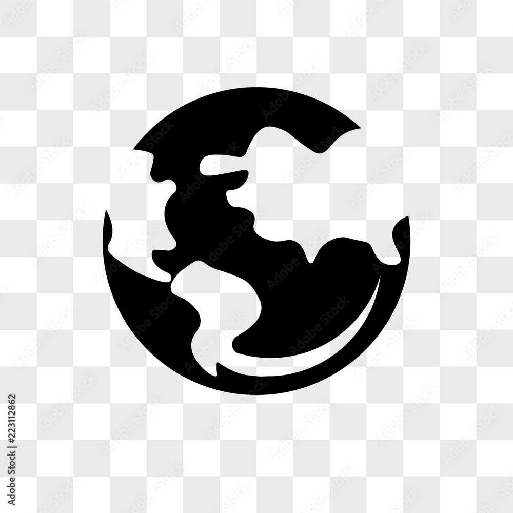 World grid vector icon isolated on transparent background, World grid ...