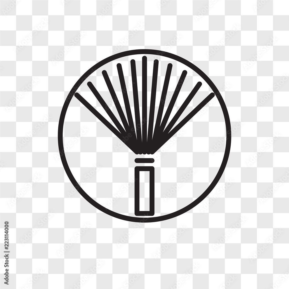 pom pom icons isolated on transparent background. Modern and editable ...