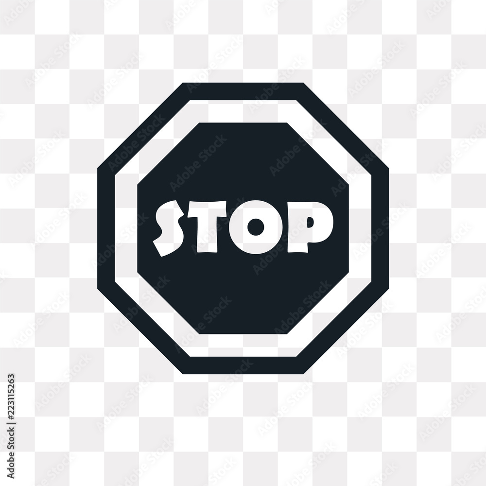 Stop Icon Transparent Background