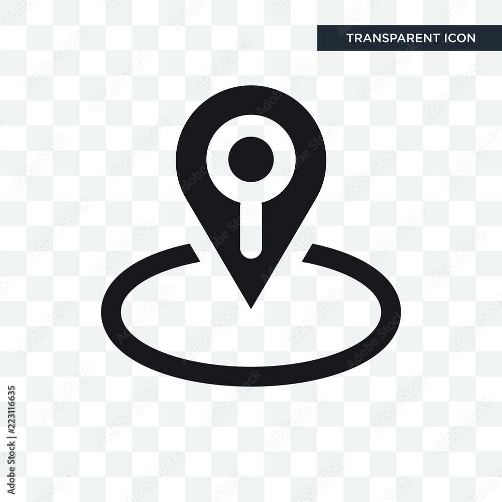 Big map placeholder vector icon isolated on transparent background, Big ...