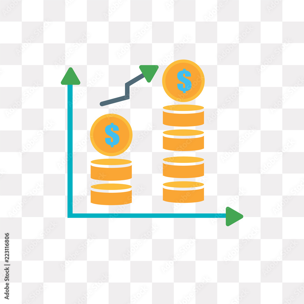 margin icon on transparent background. Modern icons vector illustration ...