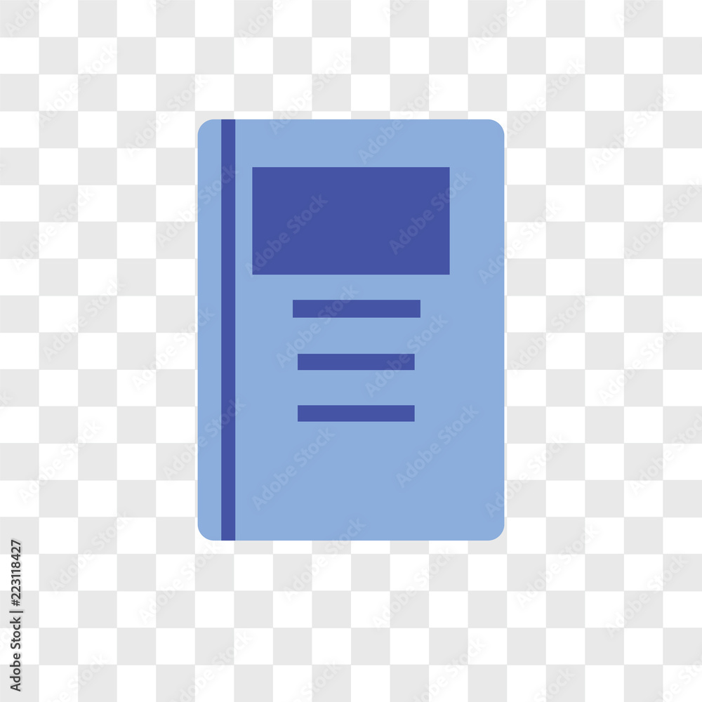 Dossier vector icon isolated on transparent background, Dossier logo ...