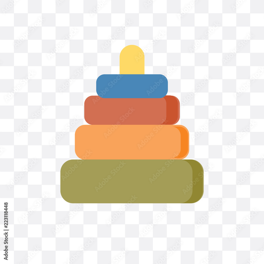 pyramid icon isolated on transparent background. Simple and editable ...