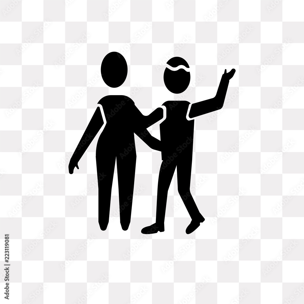 helping icon on transparent background. Modern icons vector ...