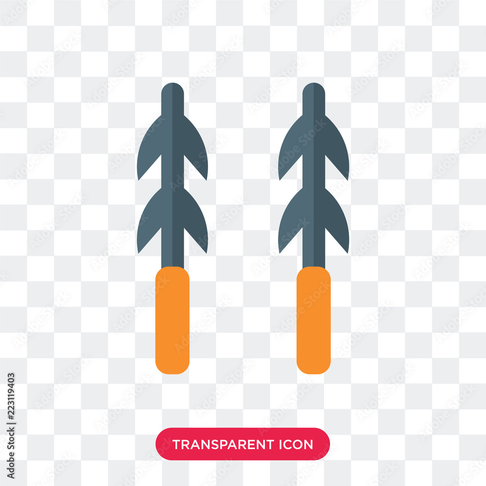 Harpoon vector icon isolated on transparent background, Harpoon logo ...