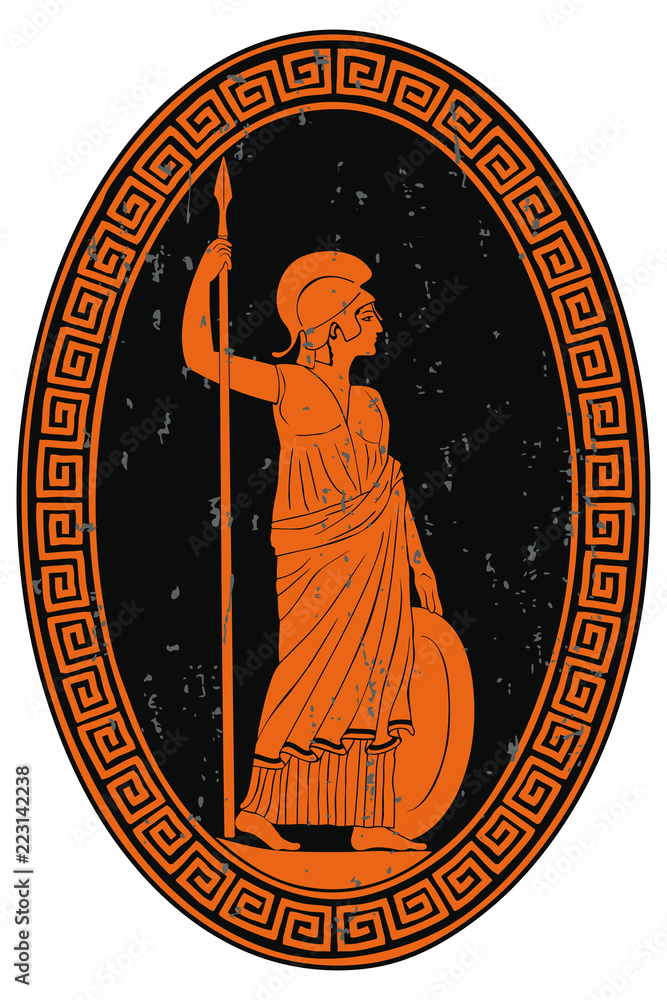 Greek Shield Of Athena