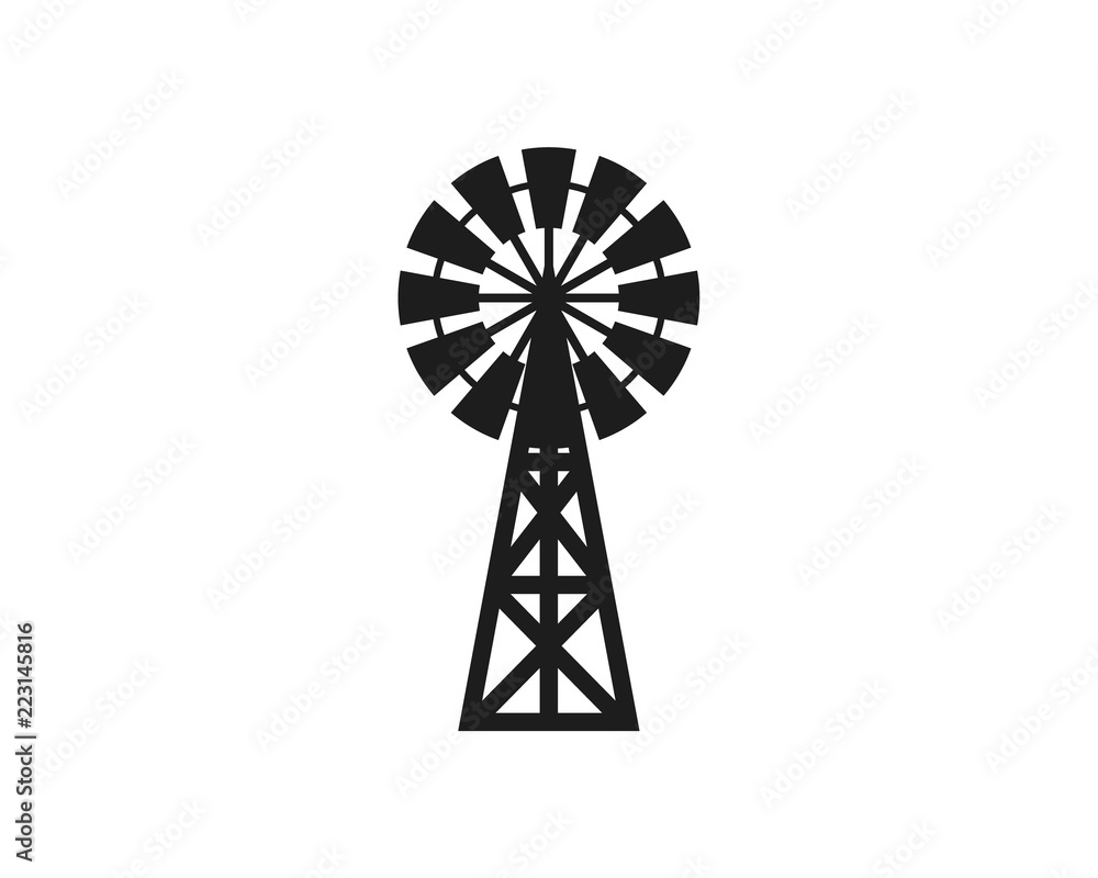 Windmill Silhouette