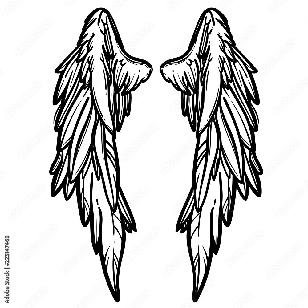 Angel Wings Tattoo Designs On Wrist