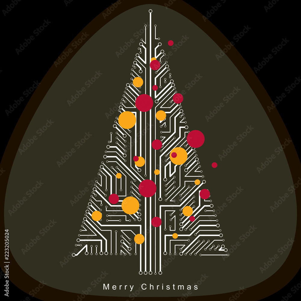 Digital Christmas Tree