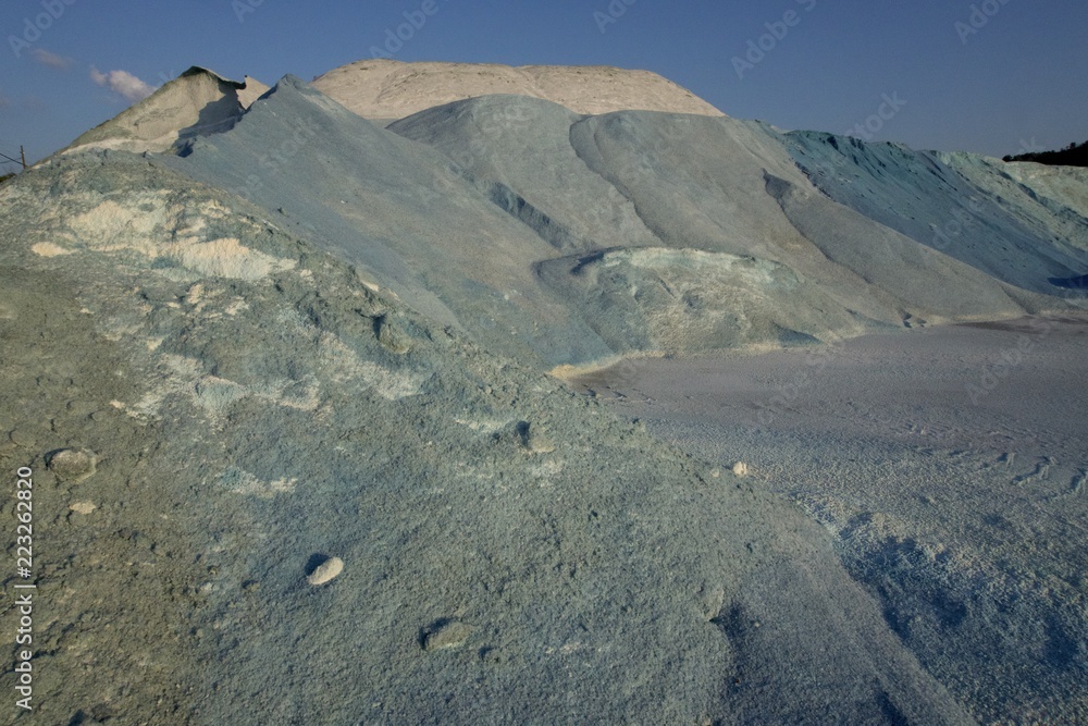 potassium chloride, salt, salt pile, salt yard, road salt at city salt ...