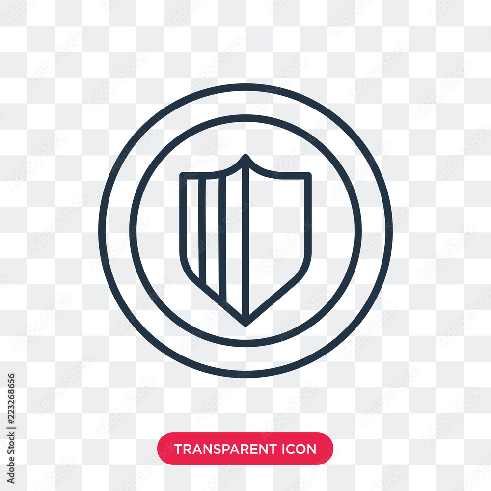Defense vector icon isolated on transparent background, Defense logo ...