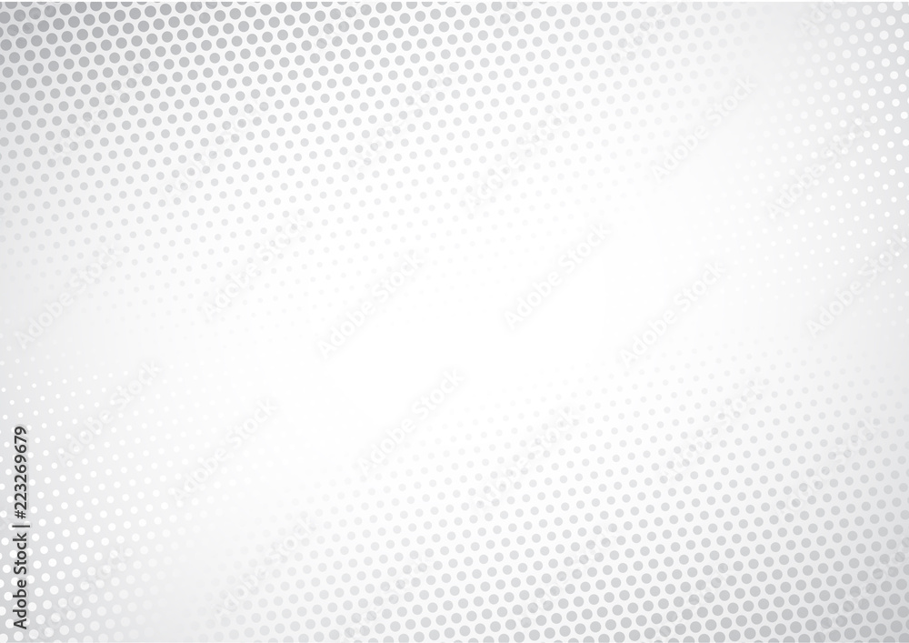 Modern Halftone white and grey background. Decorative web concept ...