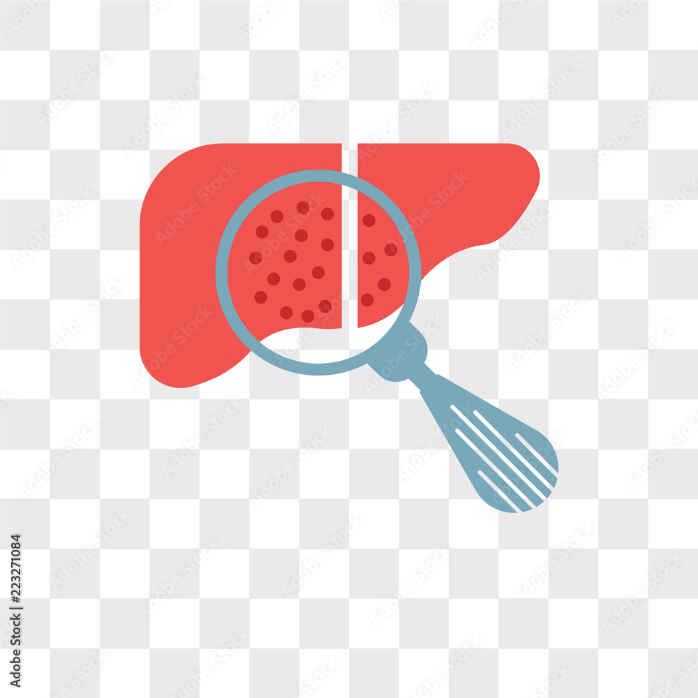 Hepatitis vector icon isolated on transparent background, Hepatitis ...