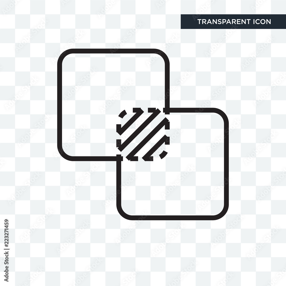 Unite vector icon isolated on transparent background, Unite logo design ...