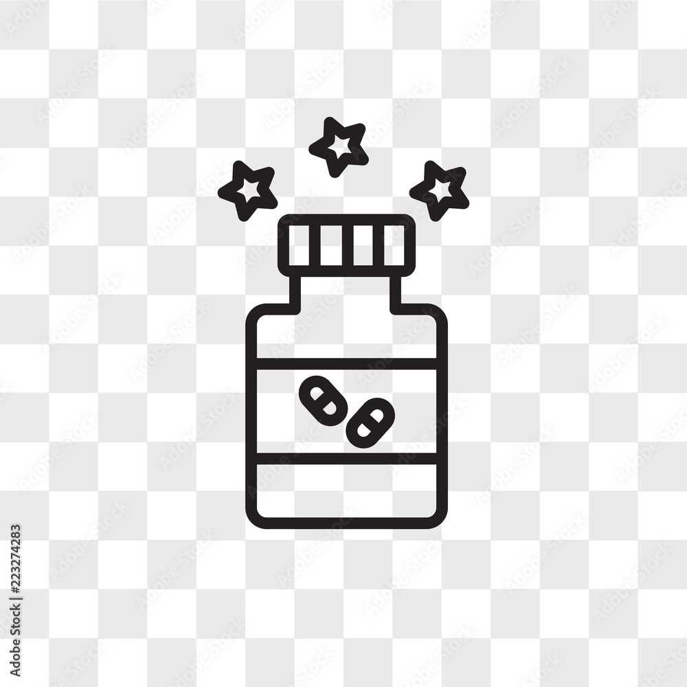 Drug vector icon isolated on transparent background, Drug logo design ...