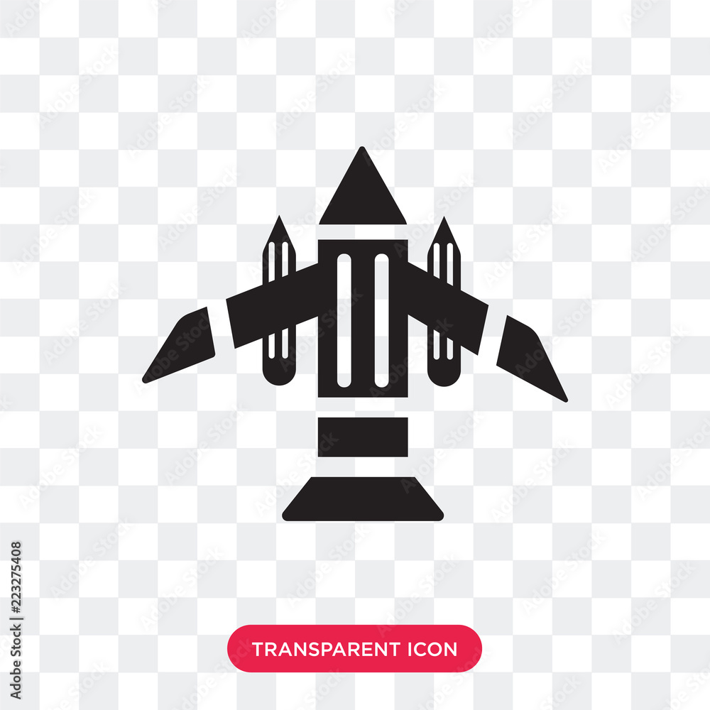 Airplane vector icon isolated on transparent background, Airplane logo ...
