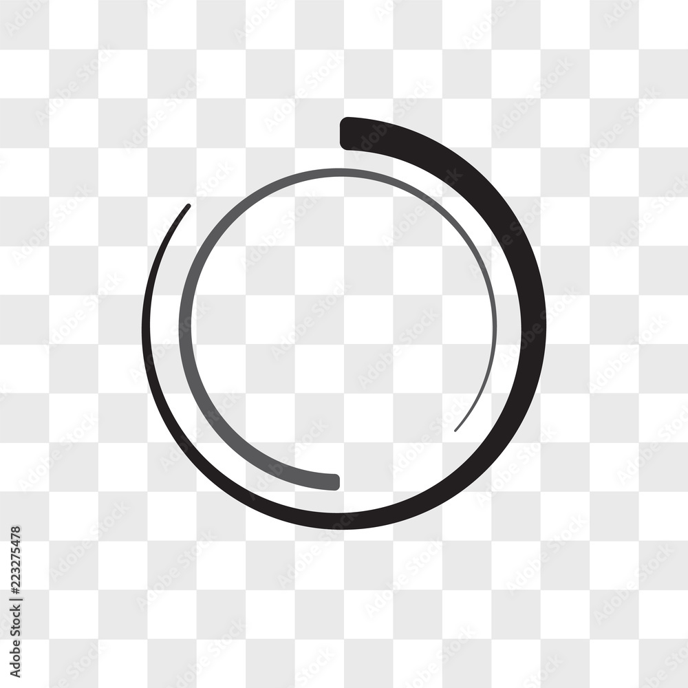 Loading vector icon isolated on transparent background, Loading logo ...