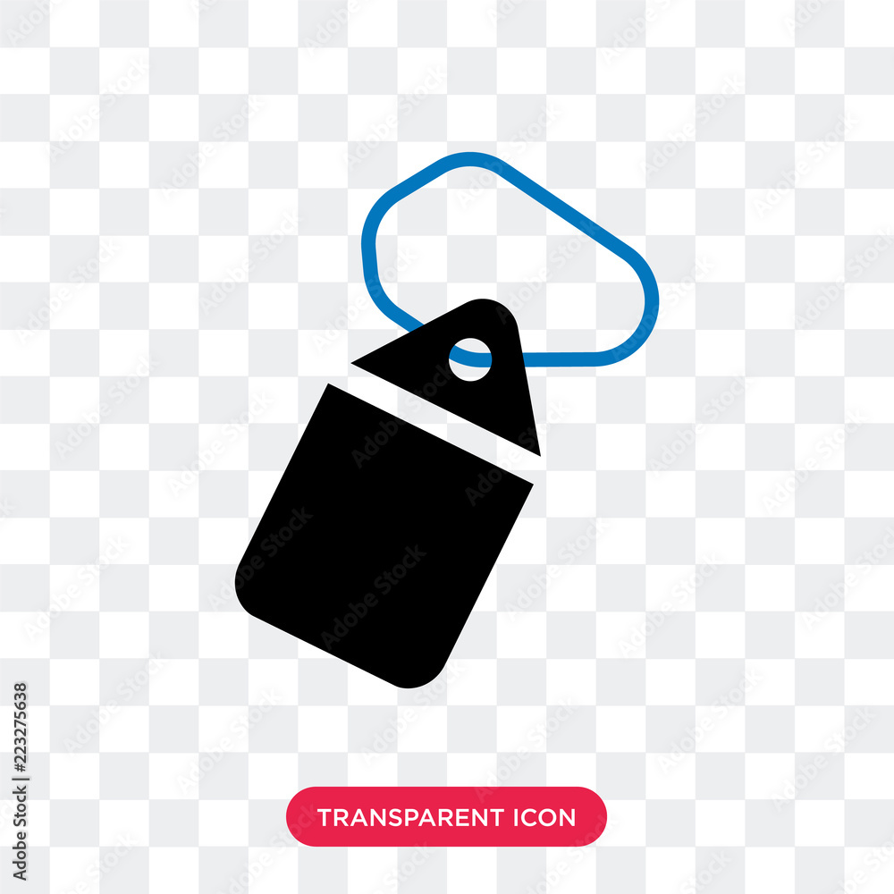 Price tag vector icon isolated on transparent background, Price tag ...