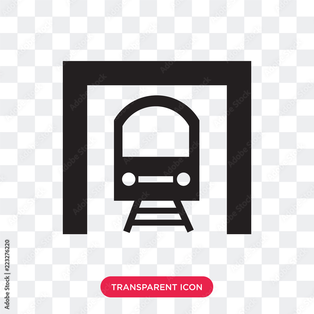 Subway vector icon isolated on transparent background, Subway logo ...