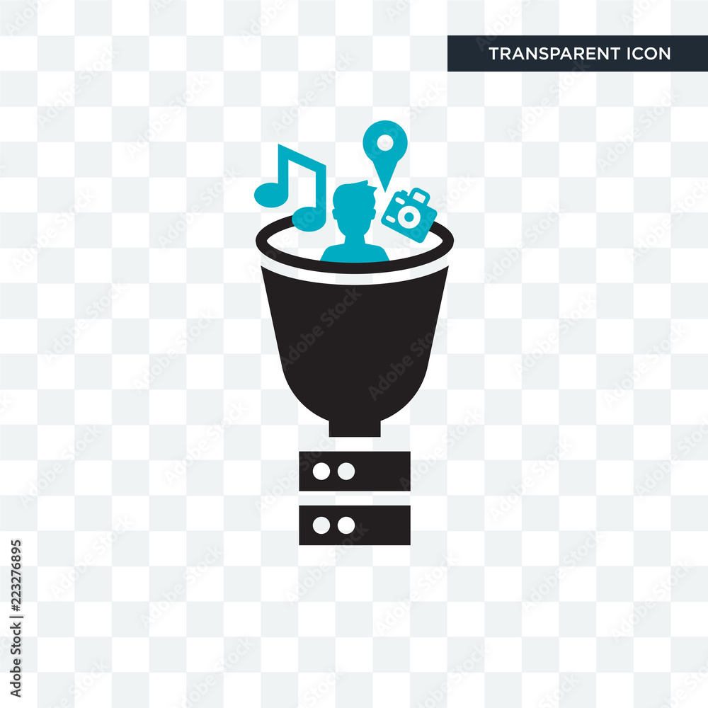 Data collection vector icon isolated on transparent background, Data ...