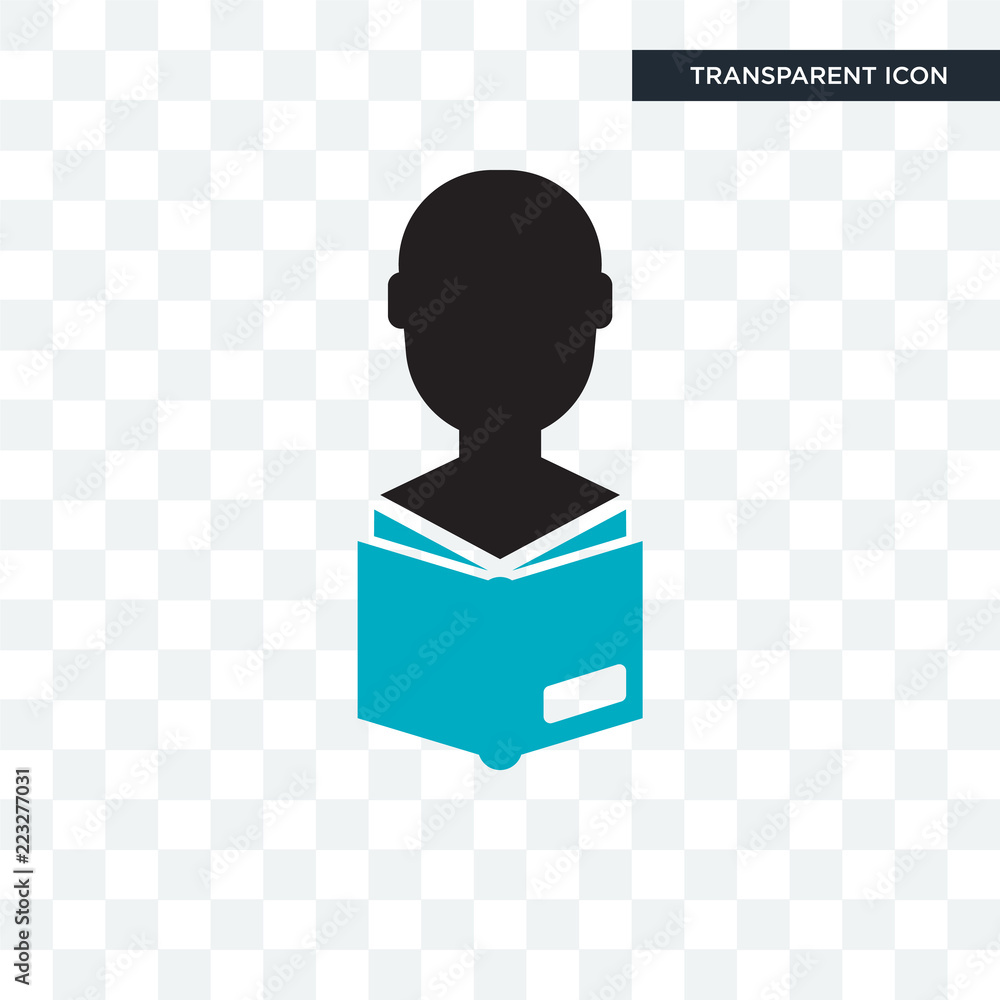 Self learning vector icon isolated on transparent background, Self ...