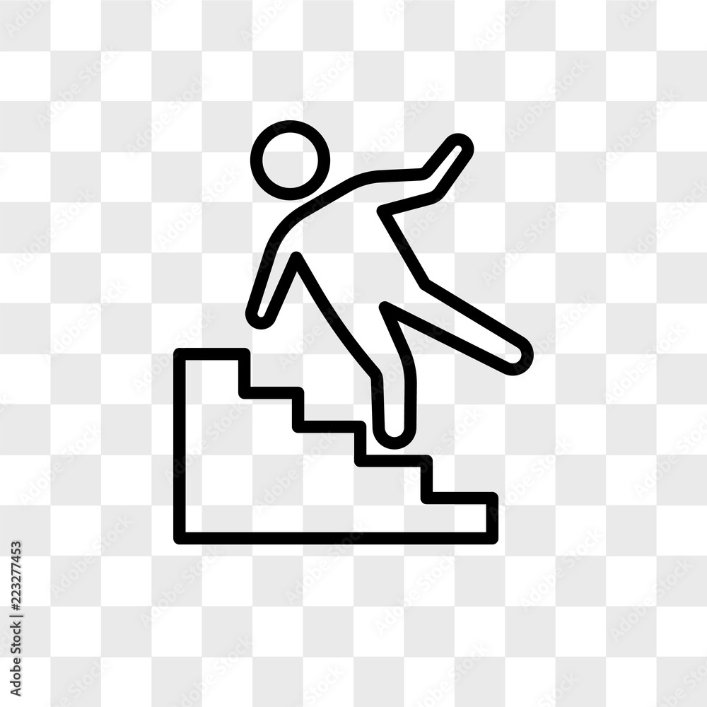 Accident vector icon isolated on transparent background, Accident logo ...