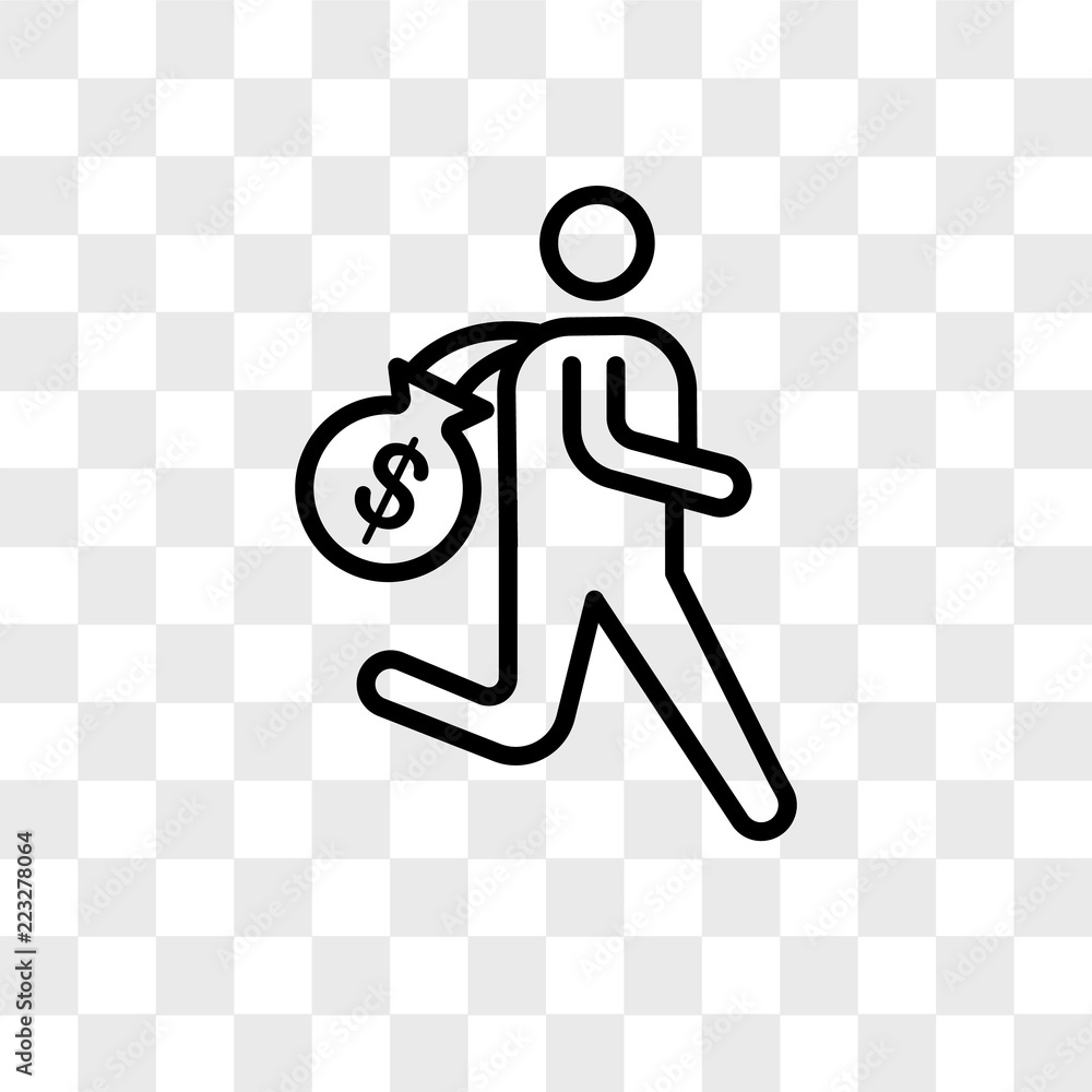 Steal vector icon isolated on transparent background, Steal logo design ...