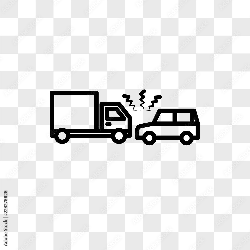 Crash vector icon isolated on transparent background, Crash logo design ...