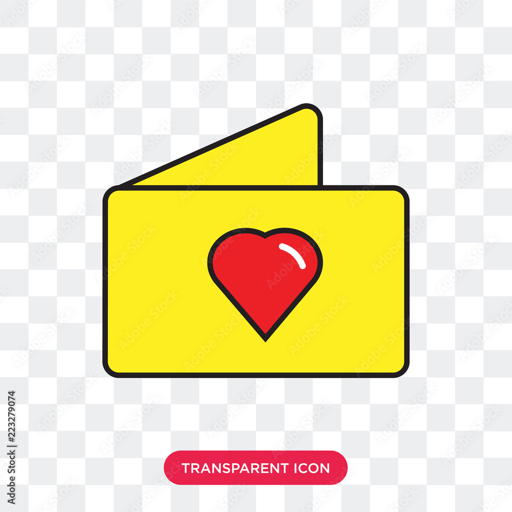 Wedding invitation vector icon isolated on transparent background ...