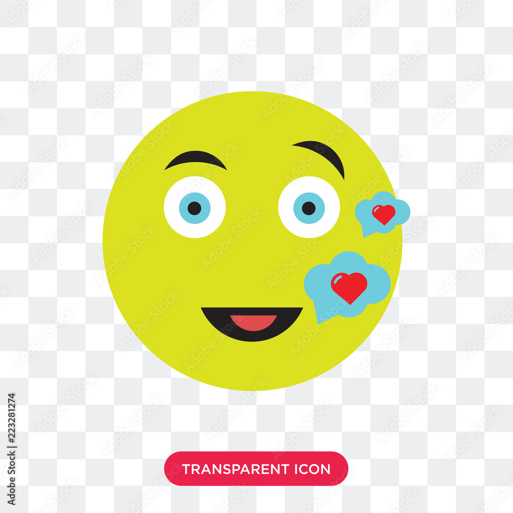Surprised vector icon isolated on transparent background, Surprised ...