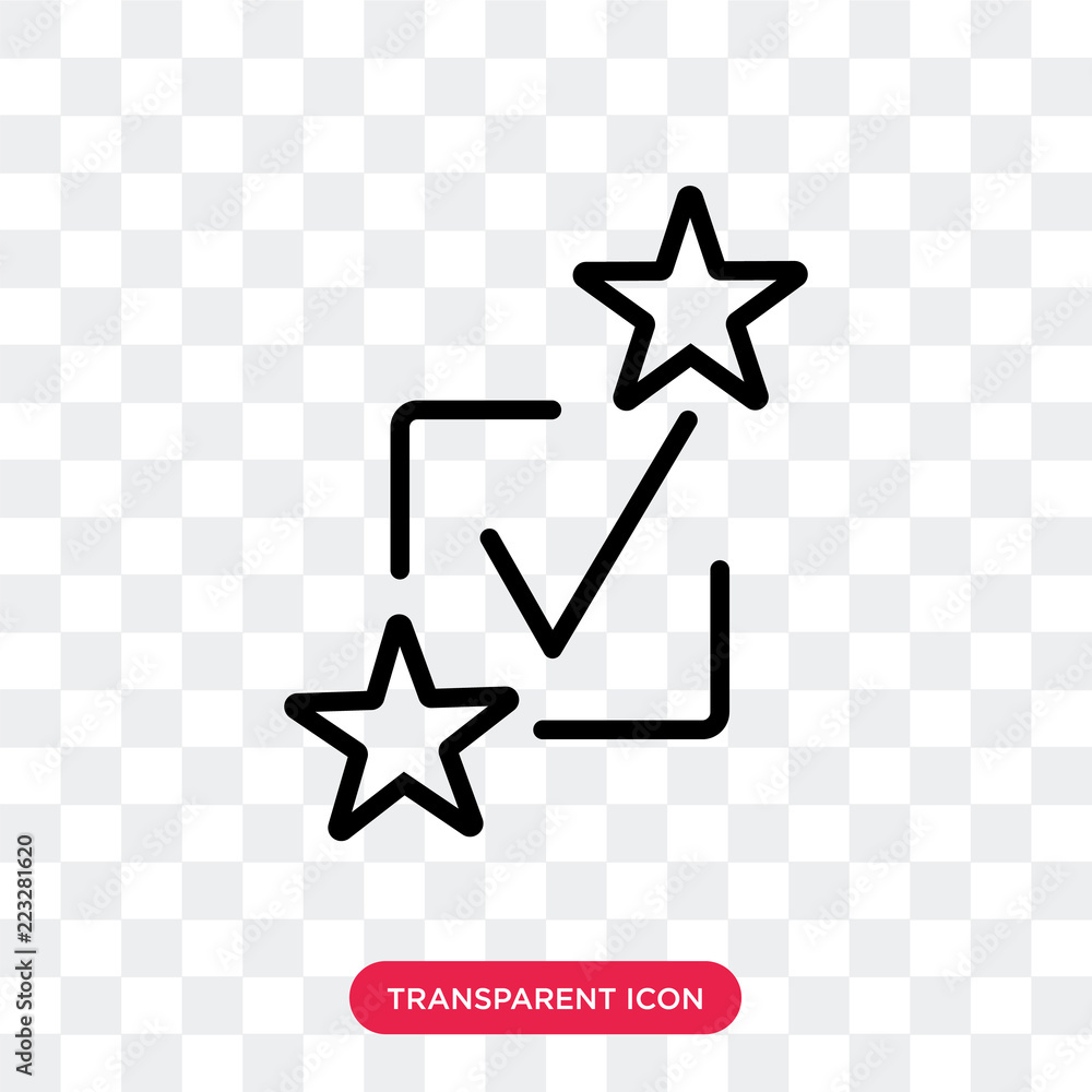 Review vector icon isolated on transparent background, Review logo ...