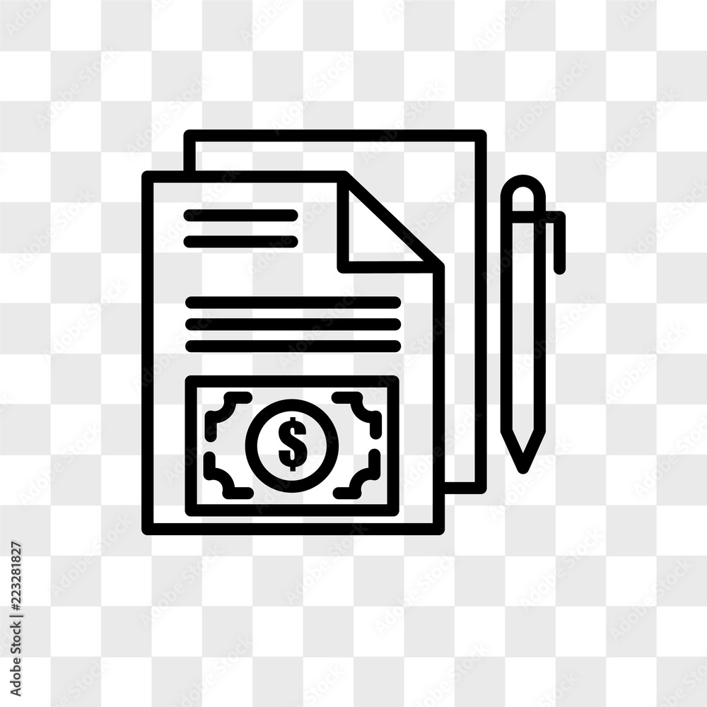 Bailment vector icon isolated on transparent background, Bailment logo ...