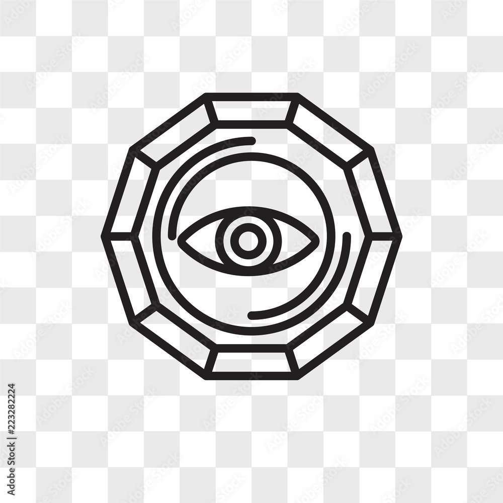 Visualization vector icon isolated on transparent background ...