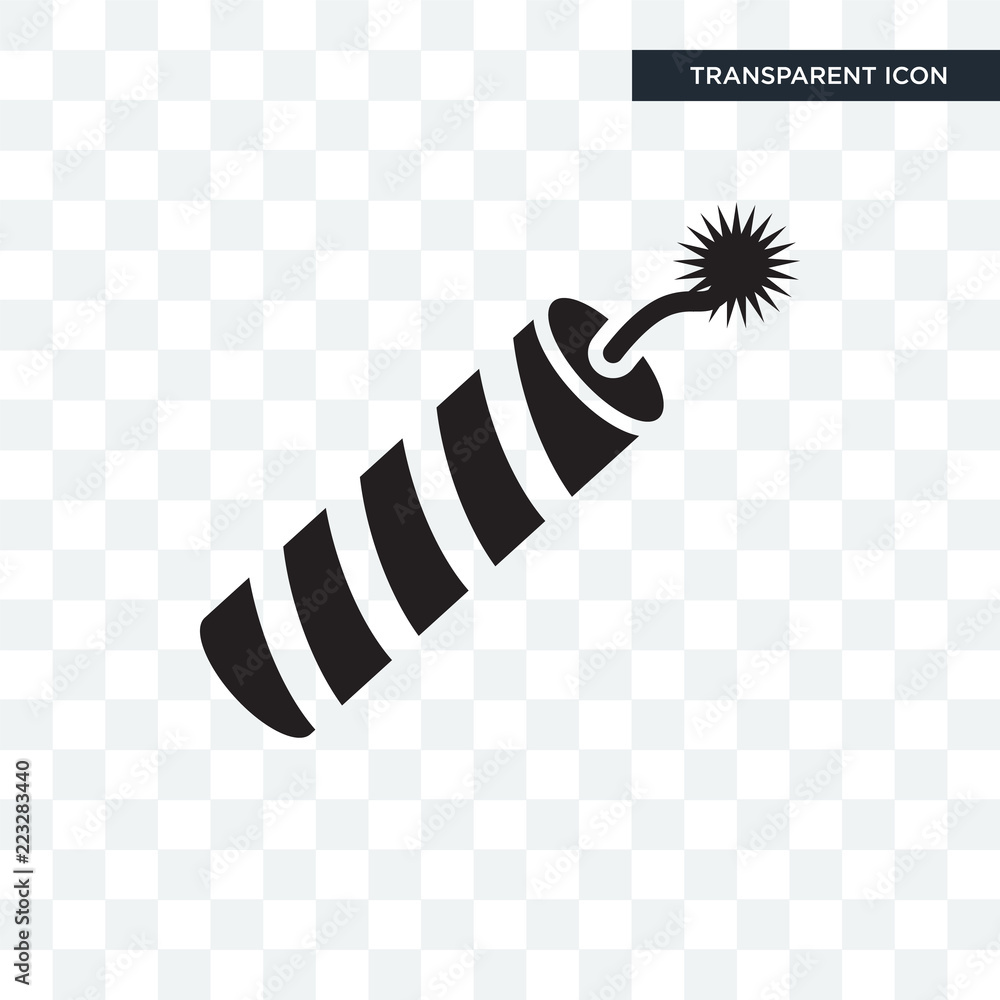 Cracker vector icon isolated on transparent background, Cracker logo ...