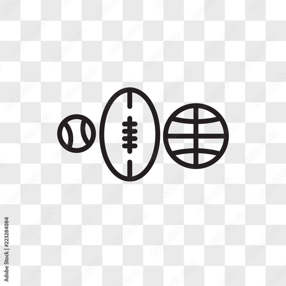 Sport vector icon isolated on transparent background, Sport logo design ...