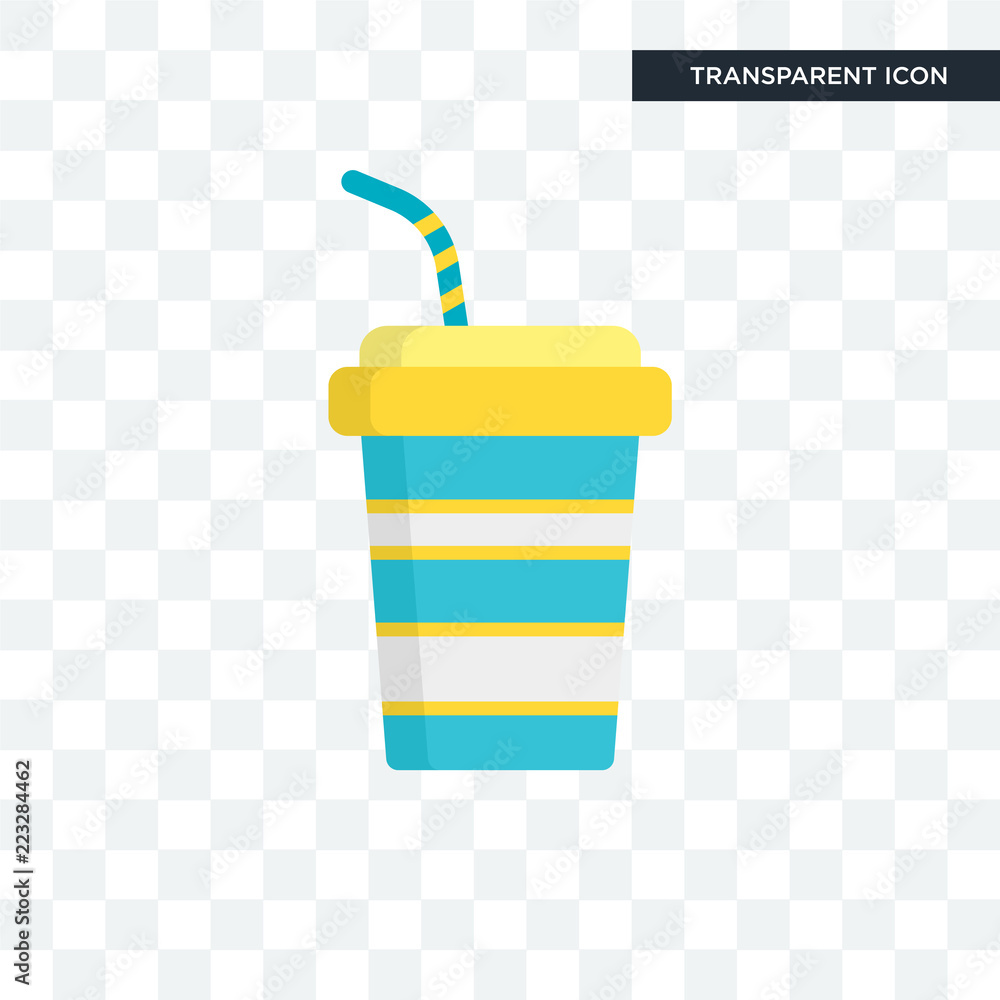 Beverage vector icon isolated on transparent background, Beverage logo ...