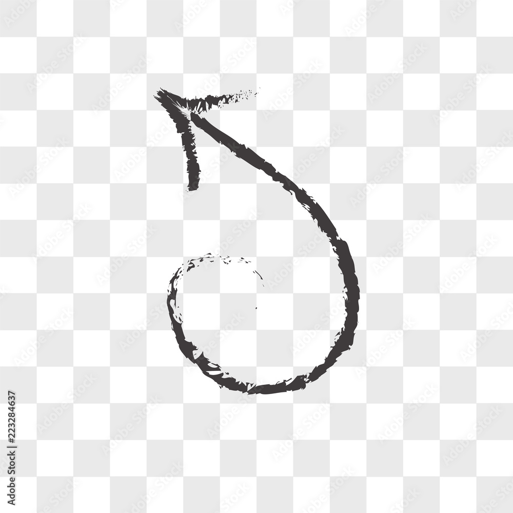 Sketched arrow vector icon isolated on transparent background, Sketched ...